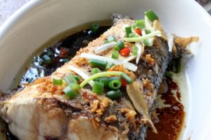 Steamed Fish Tail – audrey cooks